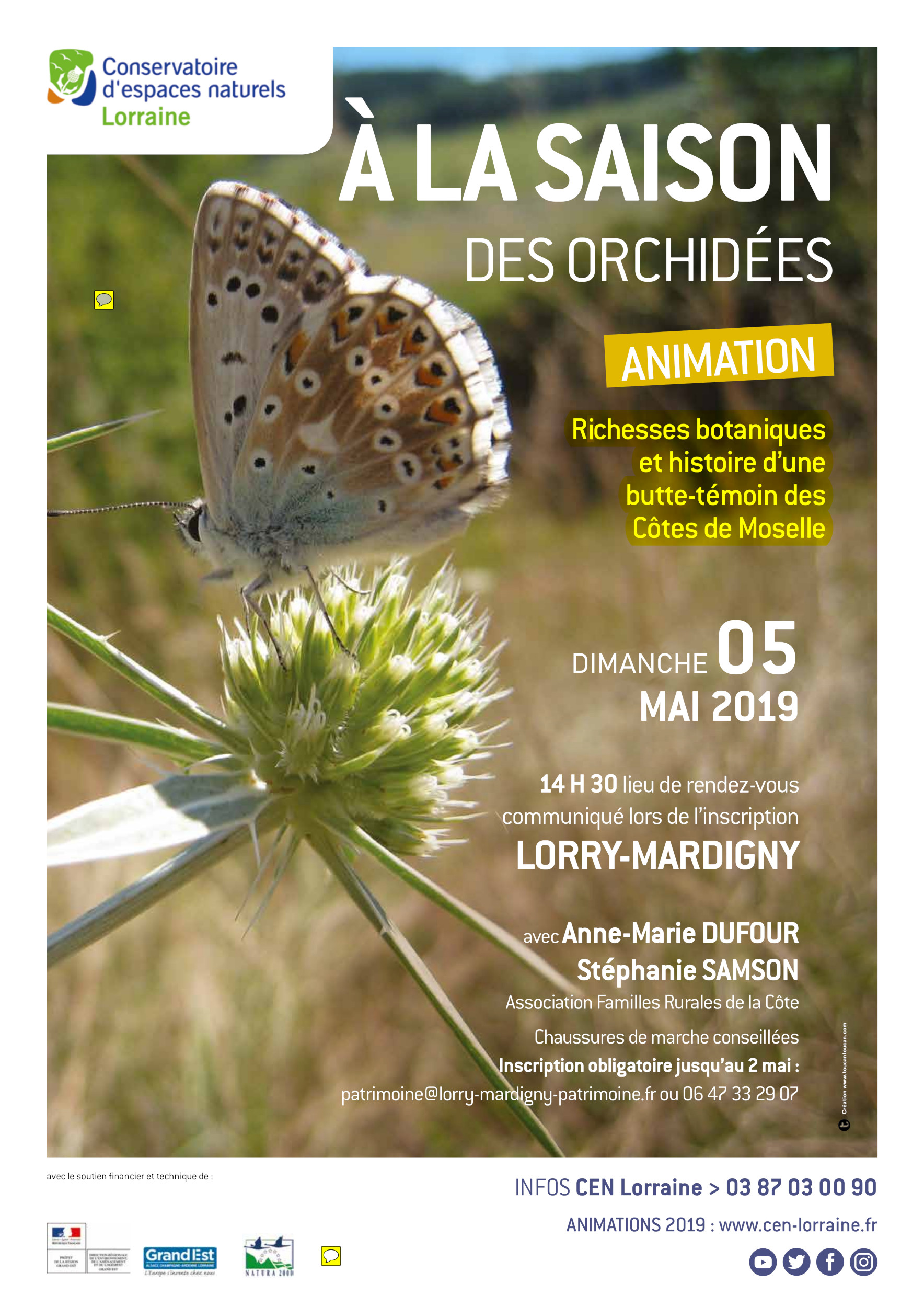 Visite sur la pelouse calcaire, 5 mai 2019 – Lorry-Mardigny-Patrimoine